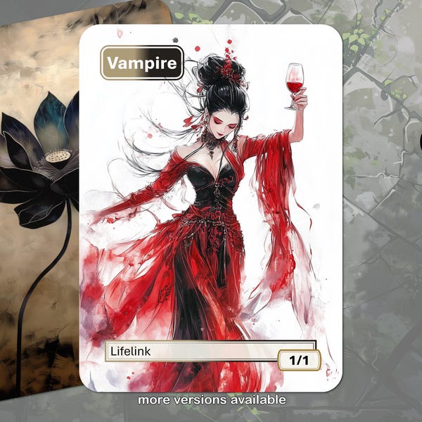 Mtg Token Vampire 1/1] - Etsy