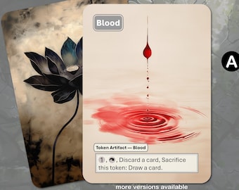 Mtg Blood Token Alternative Art // Choose the Art! - for EDH, Commander ...