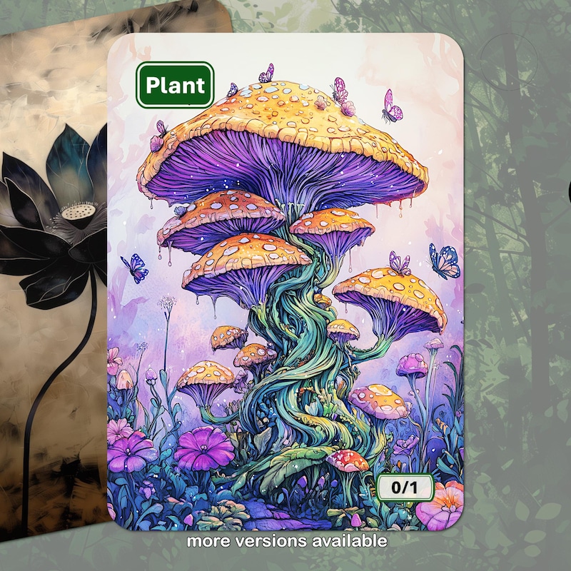Mtg Plant Token Proxy - Etsy