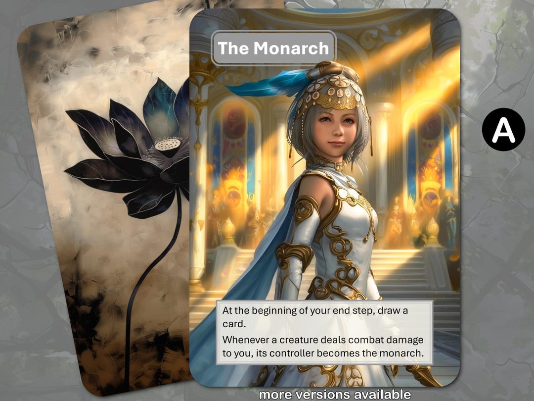The Monarch Card MTG (magic: the Gathering) Token - Etsy