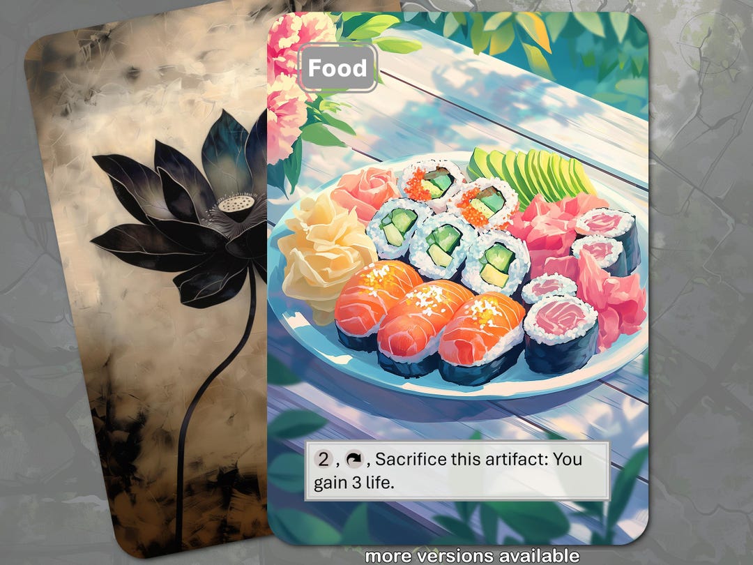 Food Token MTG (vibrant) - Etsy Australia