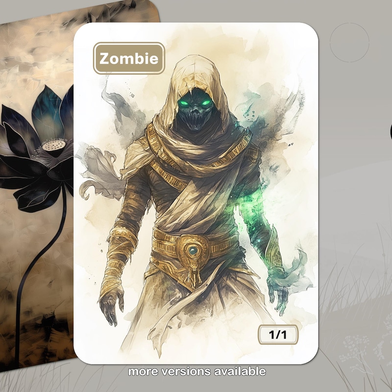 Mtg White Zombie Tokens - Etsy UK
