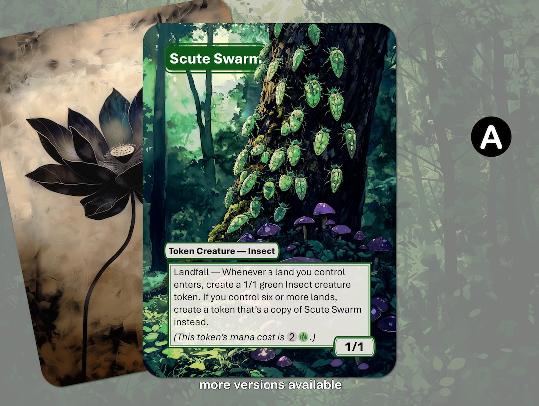 Scute Swarm Copy Token MTG - Etsy