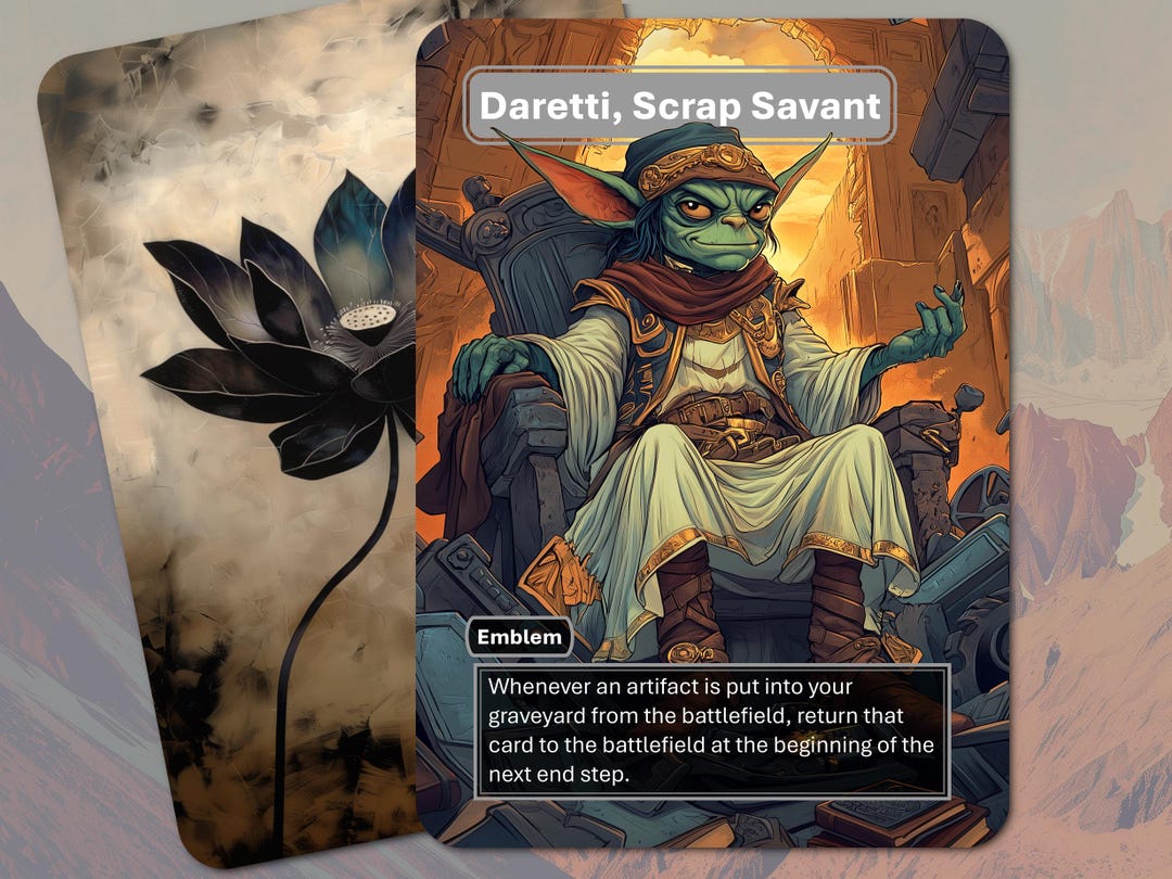 Daretti, Scrap Savant Emblem MTG Token - Etsy