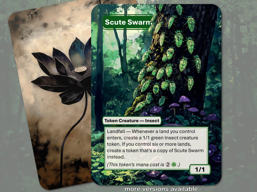 Scute Swarm Copy Token MTG - Etsy