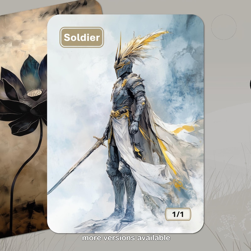 Soldier Token 1/1 - Etsy