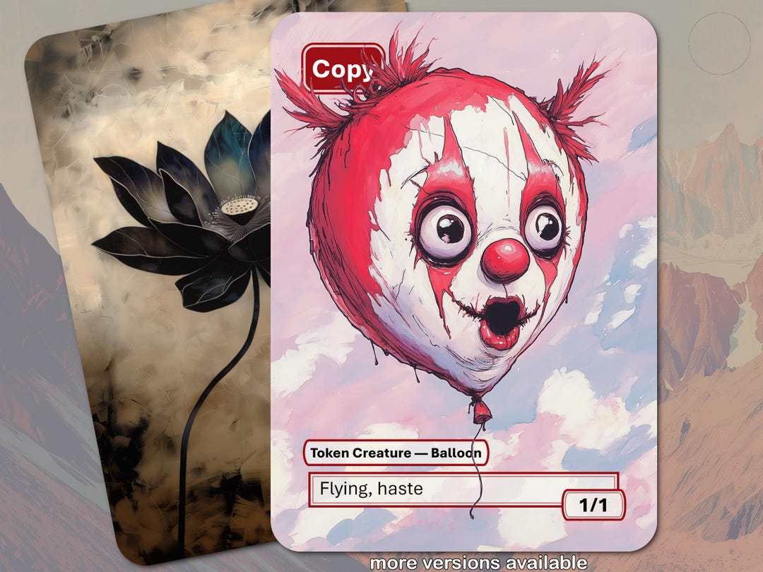 Balloon Copy Token MTG (for Use With the Jolly Balloon Man) - Etsy