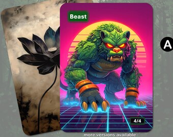 Mtg Minor Demon 1/1 Token Alternative Art // Choose the Art! - for EDH ...