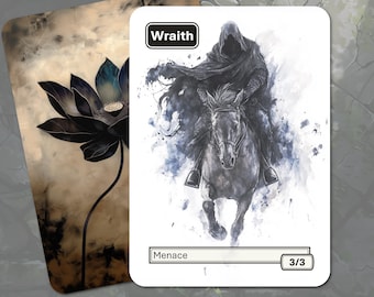 Mtg Wraith 3/3 Token Alternative Art // Choose the Art! - for EDH ...