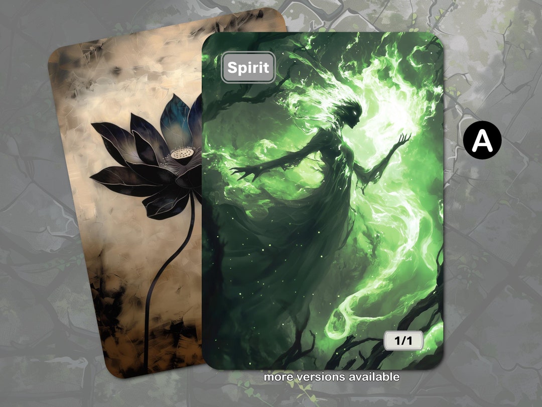 Spirit Token MTG (colorless 1/1) - Etsy