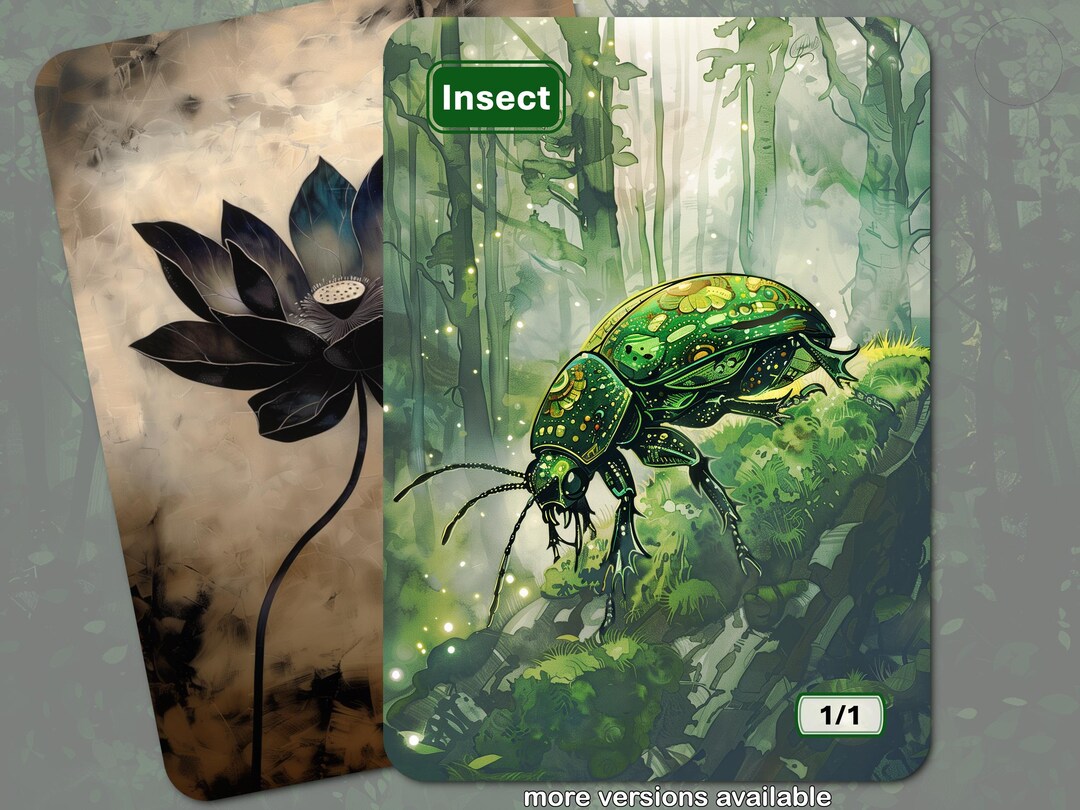 Insect Token MTG (1/1) - Etsy