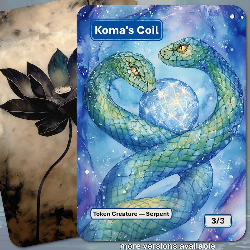 Serpent Mtg Art - Etsy