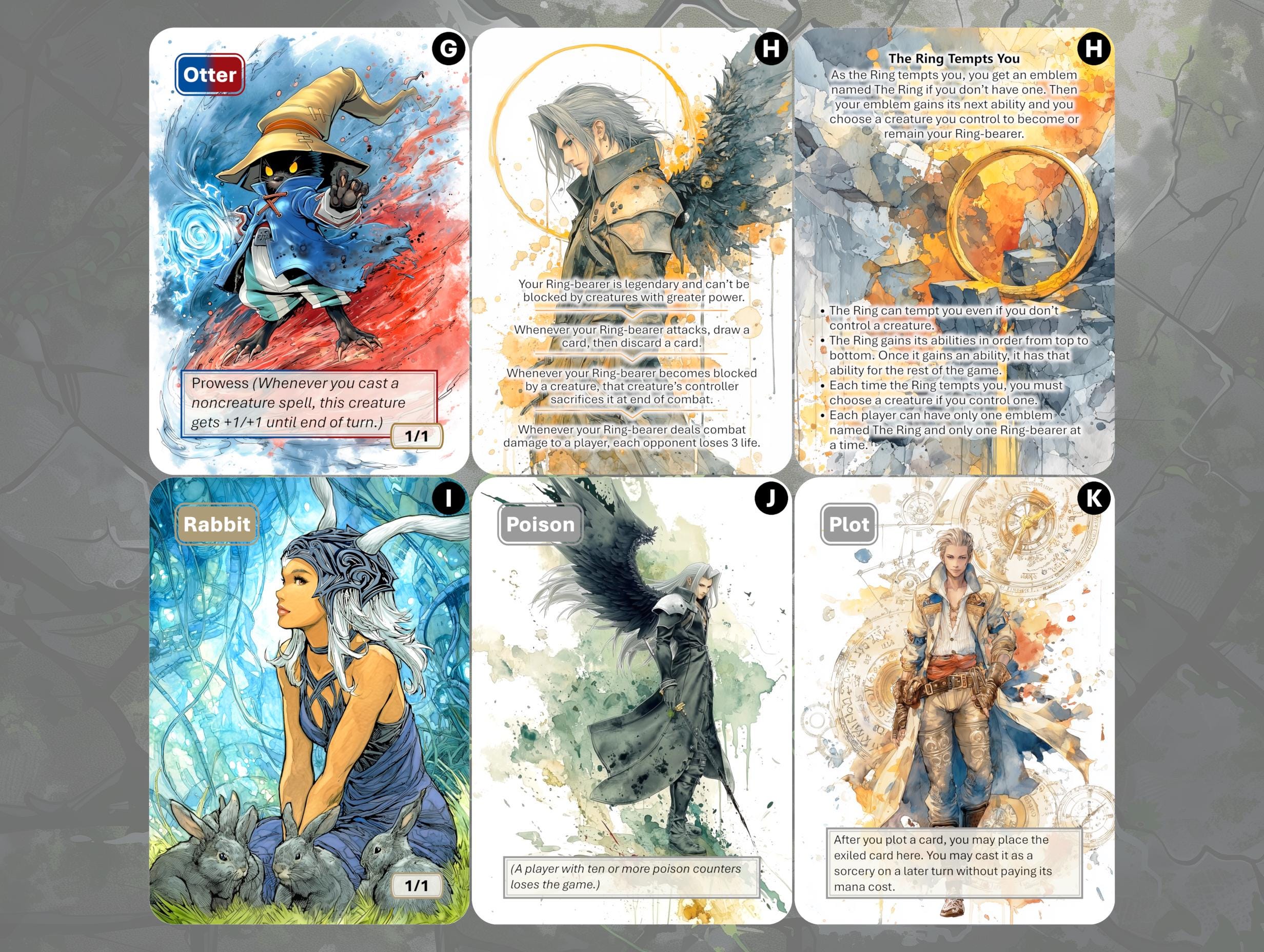 Old Tokens in Final Fantasy Theme - 26 MTG Tokens to Choose From - Etsy