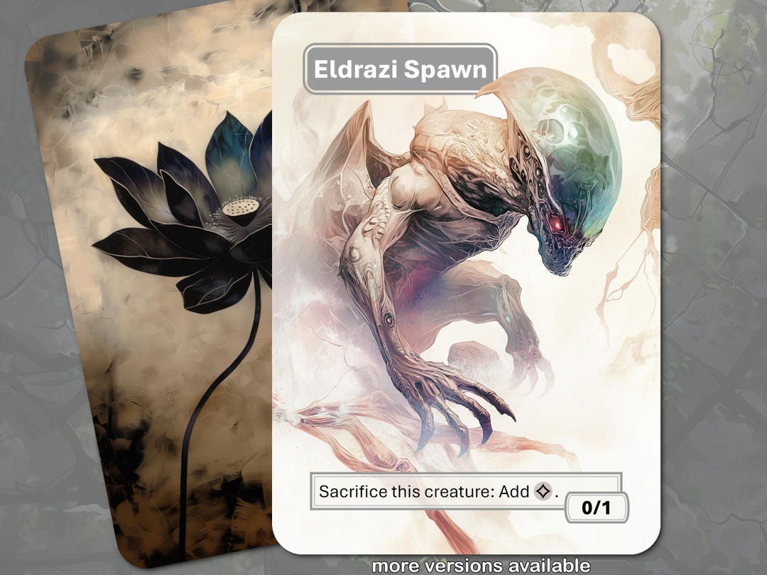 Eldrazi Spawn Token MTG (0/1) - Etsy