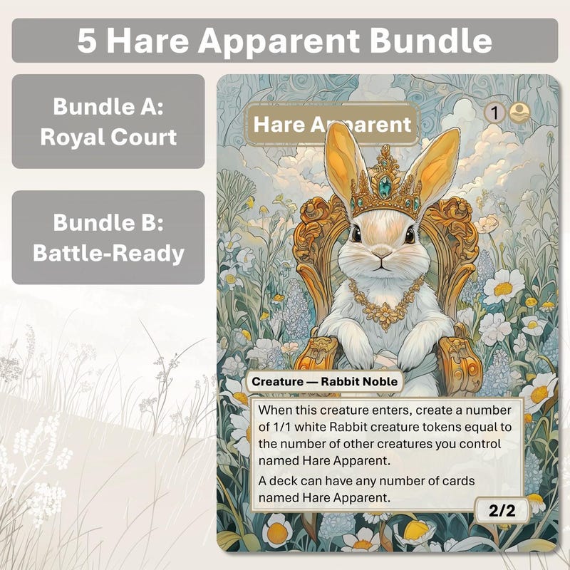 Hare Apparent - Etsy