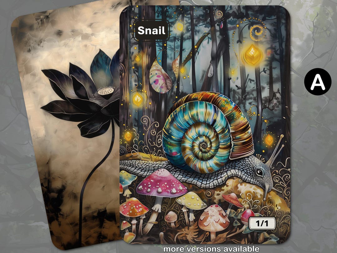 Snail Token MTG (1/1) - Etsy