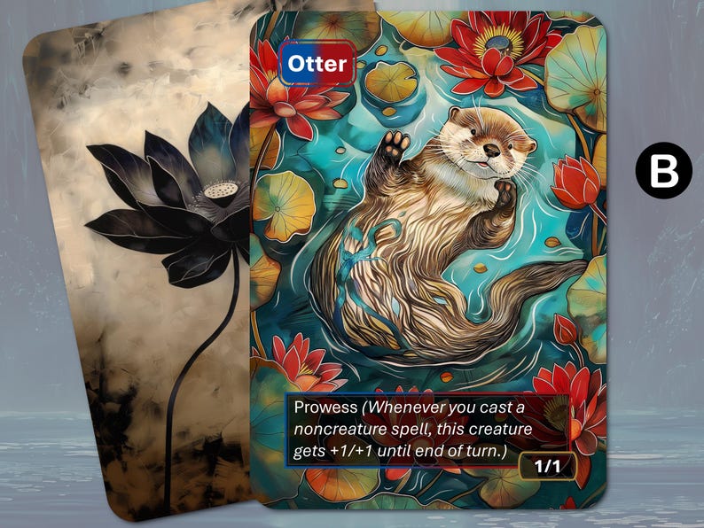 Otter Token MTG (magic: the Gathering) - Etsy