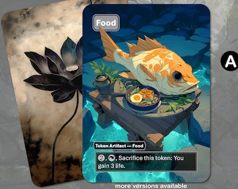 Food Token - Custom Altered MTG Magic the Gathering Fantasy Board Game ...