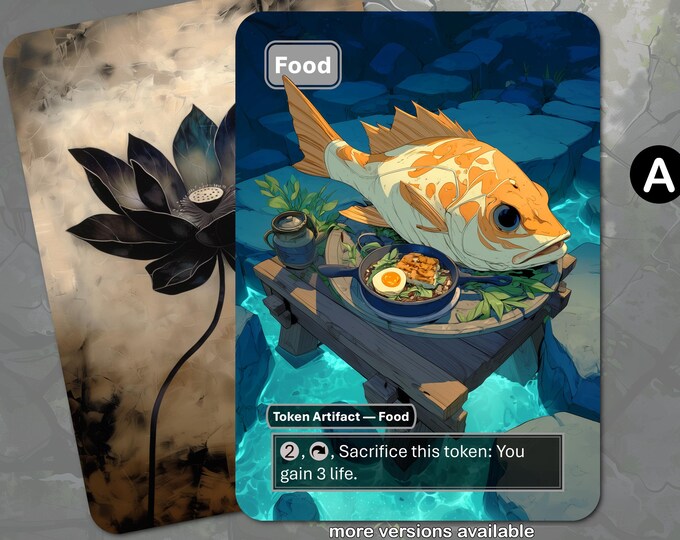 Food Token - Custom Altered MTG Magic the Gathering Fantasy Board Game ...