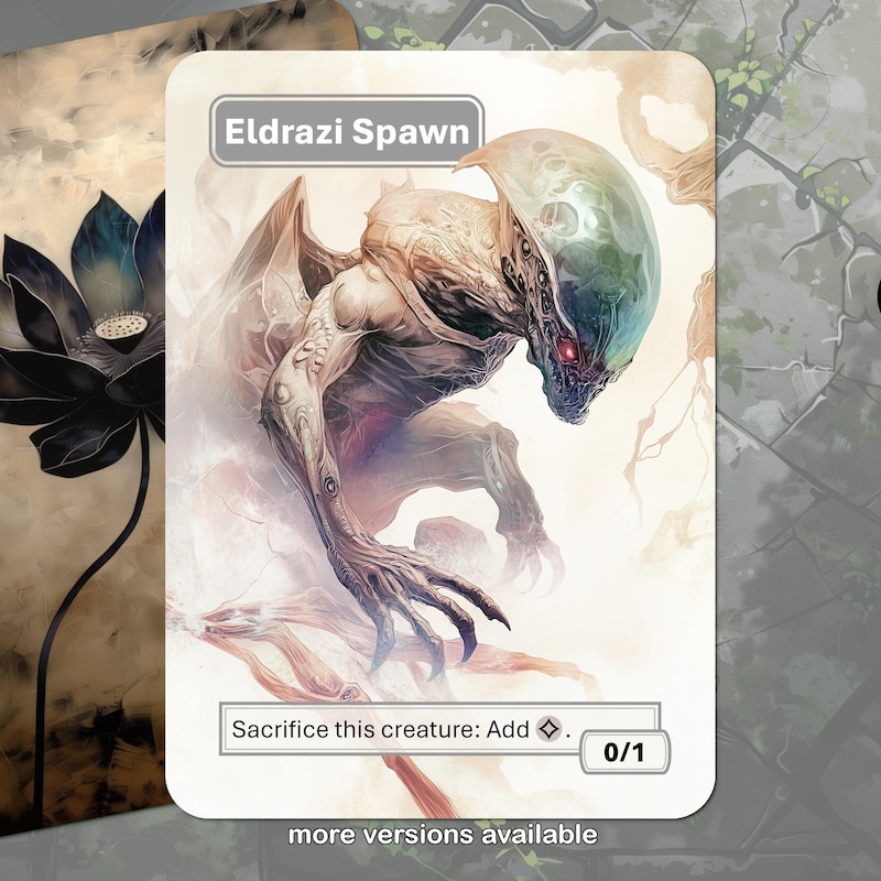 Eldrazi Scion Token Mtg - Etsy