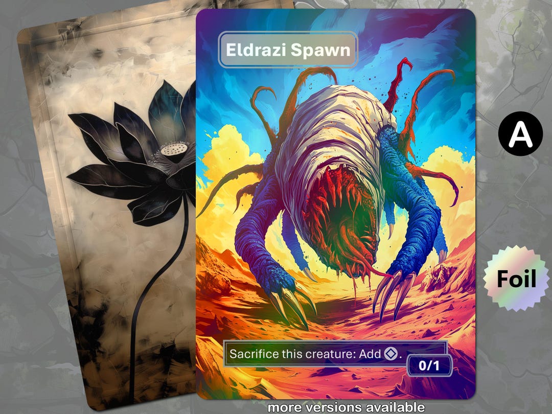 Foil Eldrazi Spawn Token MTG (0/1) - Etsy