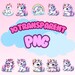 10 Cute Baby Unicorn Clipart PNG, Aborable Rainbow Unicorn Bundle ...