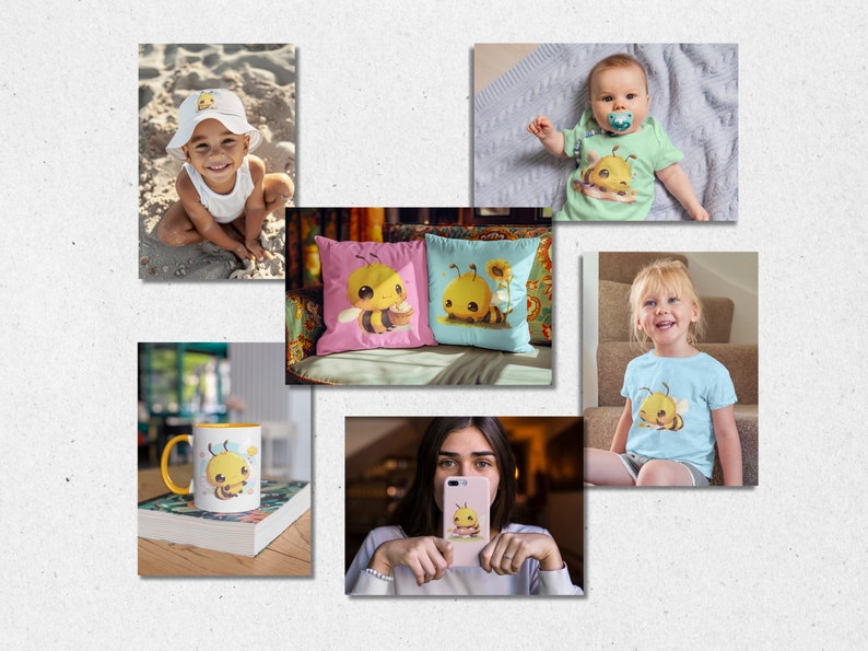 30 Cute Honey Bee Clipart Collection, Aborable Cartoon Bee Bundle ...