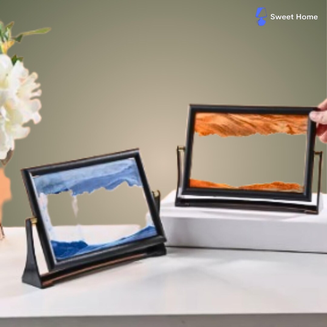 Rotating 3D Sand Art Painting – Moving Quicksand Hourglass | Deep Sea ...