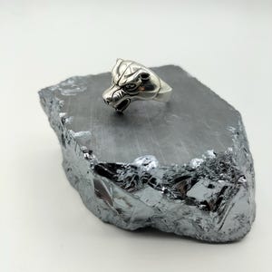 925 Sterling Silver Men's Ring, Wolf Silver Ring, Handmade Men's Ring ...