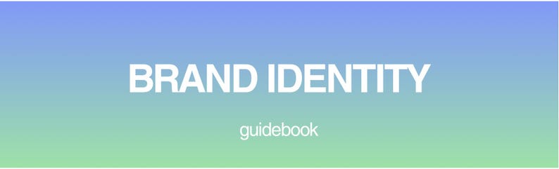 Brand Identity Guidebook - Etsy
