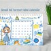 Calendar 2025 - Printable - Sunday Start - Cute Funny Cartoon Images ...