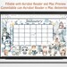 Calendar January 2025 - Editable and Printable - Cute Cartoon Woodland ...