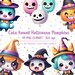 Halloween Pumpkins Clipart - Cute Kawaii Clipart - PNG Files ...