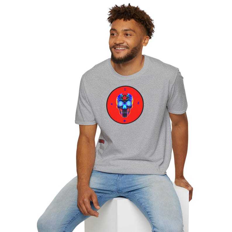 Greek Alphabet STFU T-shirt Skull Funny Casual Tee, Unisex Softstyle ...