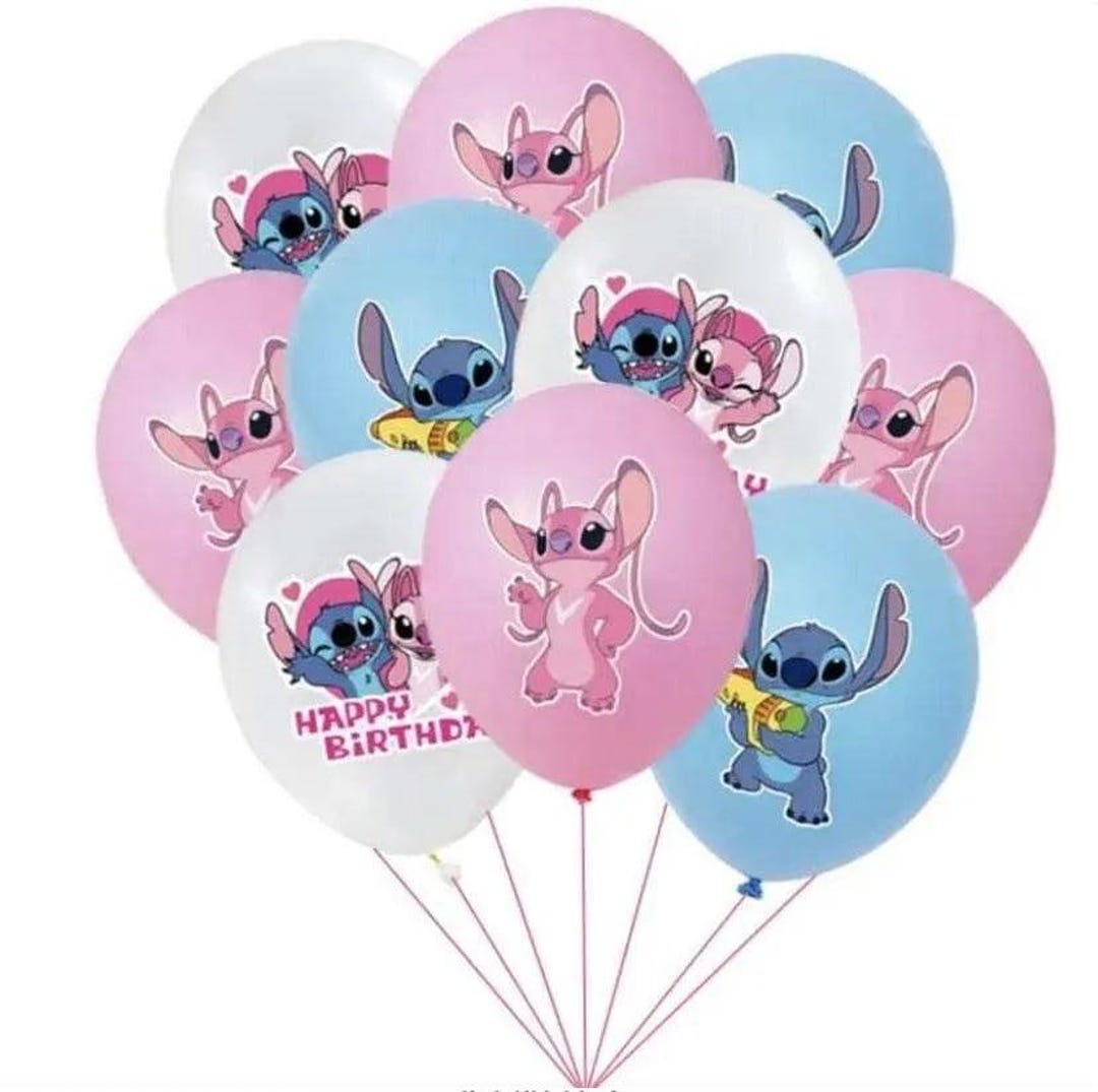 Lilo & Stitch Balloons X10 Birthday Party Decorations Boys Girls Latex ...