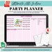 Digital Event Planner: Party Budget Tracker Google Sheets (digital ...