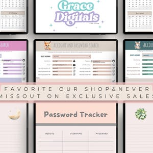 Accounts Tracker for Google Sheets | Passwords Tracker Spreadsheets ...