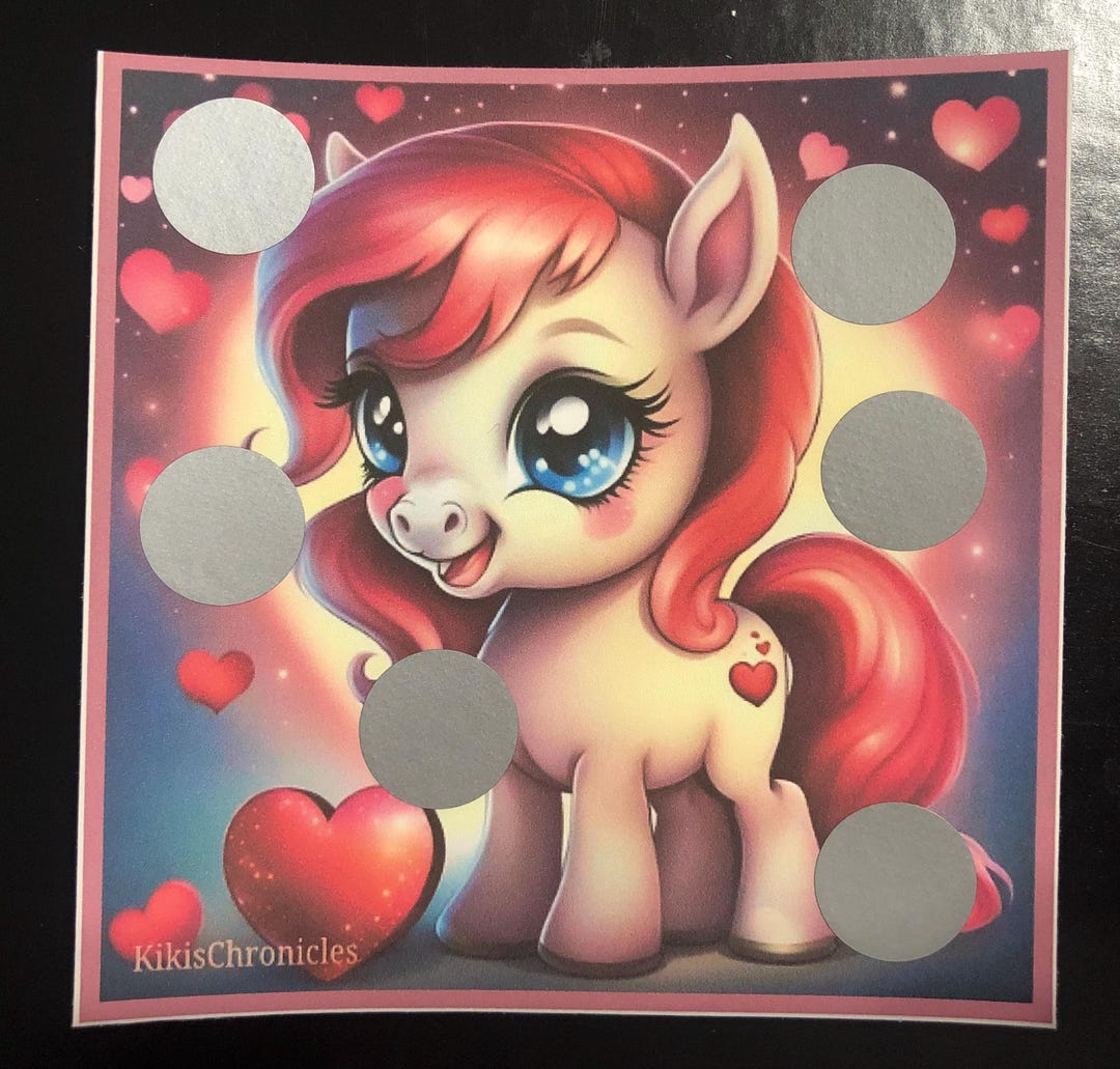 Red Heart Pony - Etsy