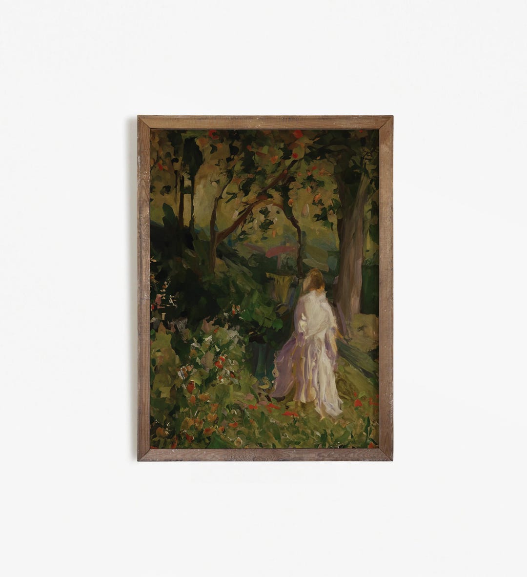 Filipino Woman Portrait Print, Vintage Philippines Oil Painting ...