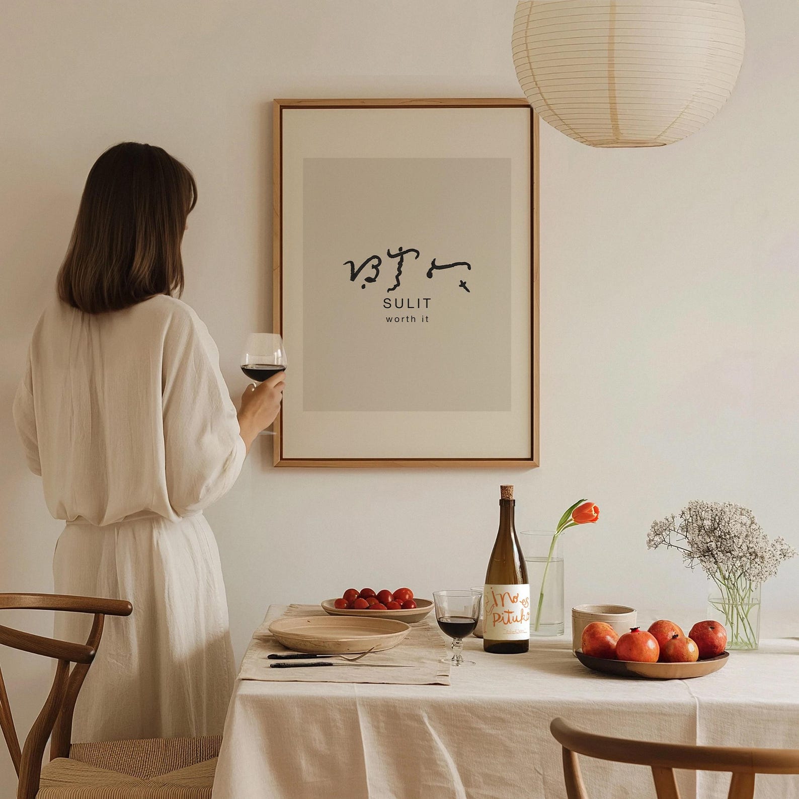 Filipino Baybayin Boho Wall Art, Philippines Poster, Filipina Art Print ...