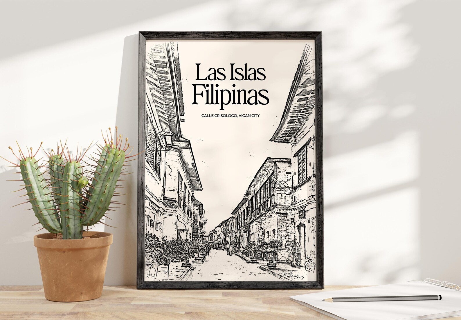 Las Islas Filipinas Vigan City Poster, Philippines Printable Poster ...