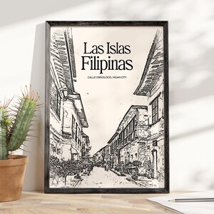 Las Islas Filipinas Vigan City Poster, Philippines Printable Poster ...