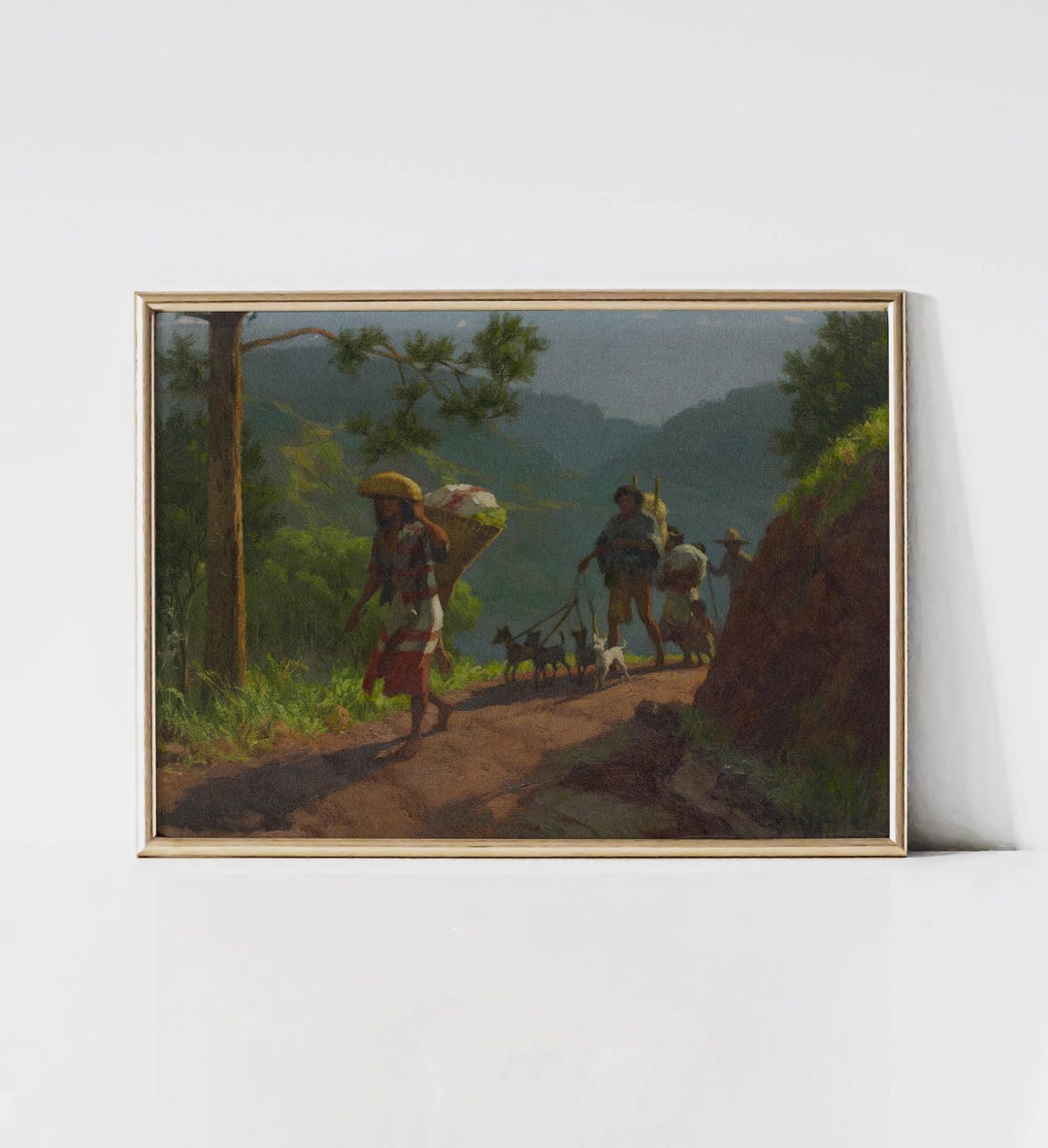 Banaue Rice Terraces Painting, Printable Filipino Landscape Art ...