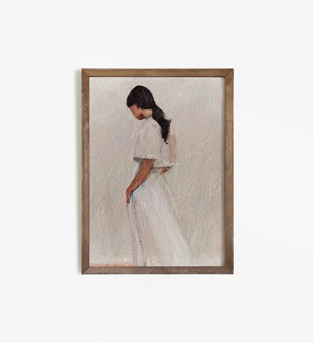 Modern Filipino Woman Portrait Print, Vintage Philippines Poster ...