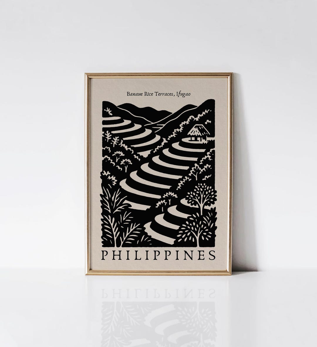 Banaue Rice Terraces Poster – Printable Philippines Wall Art, Boho ...