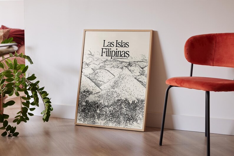 Las Islas Filipinas Chocolate Hills Poster, Philippines Printable ...