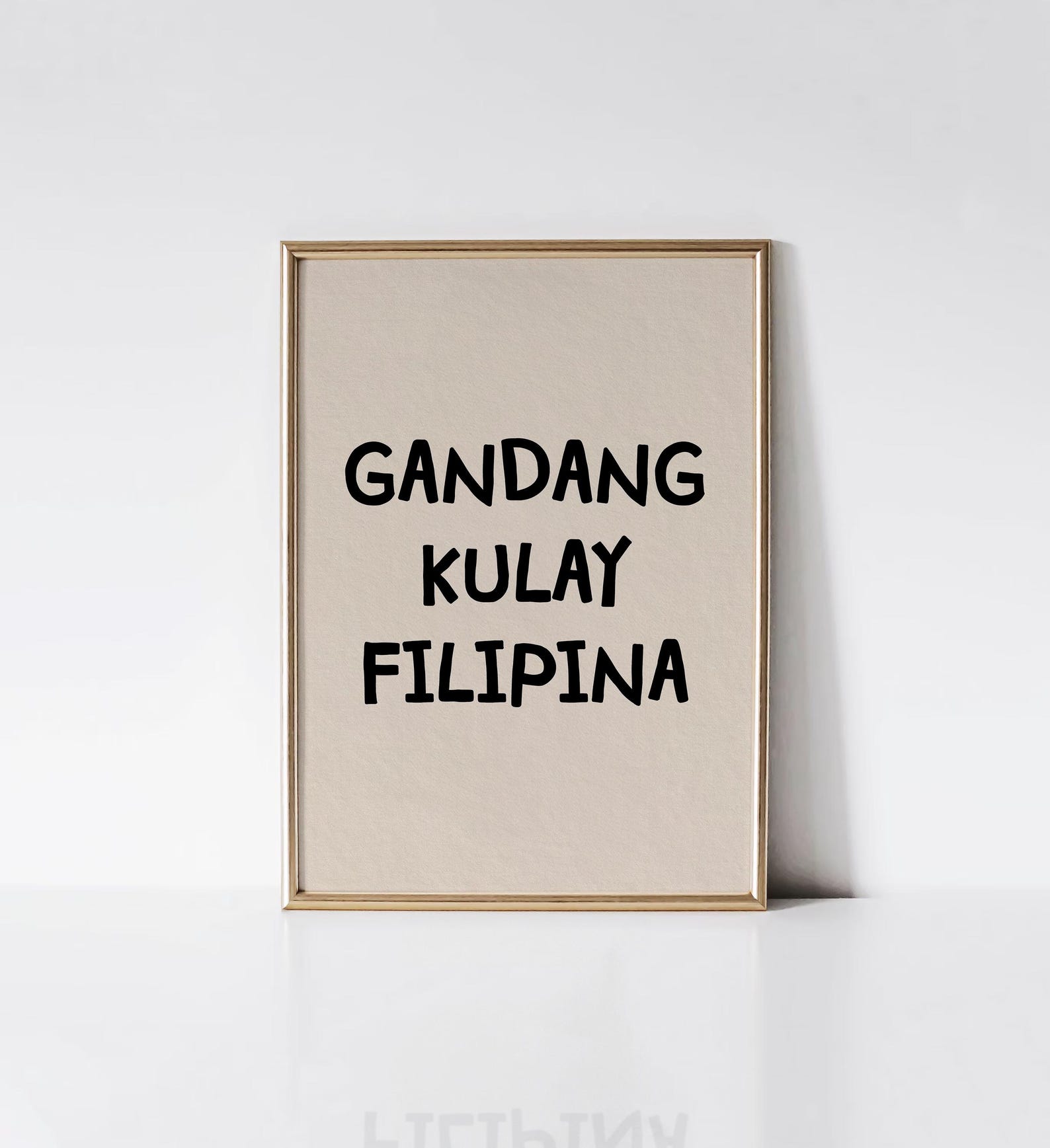 Filipino Quote Print Minimalist Pinoy Poster Aesthetic Living Room Art ...