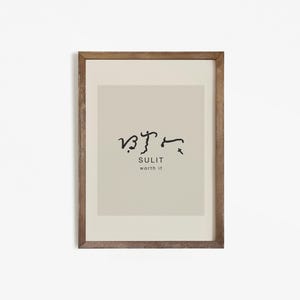 Filipino Baybayin Boho Wall Art, Philippines Poster, Filipina Art Print ...