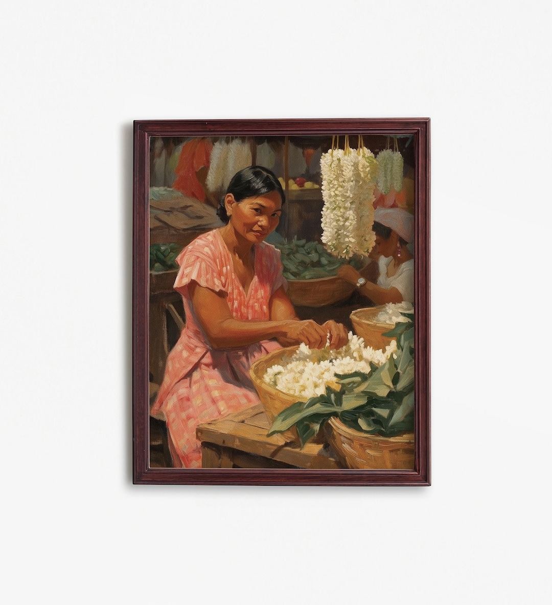 Sampaguita Seller, Filipino Art, Philippines Art, Filipino Wall Art ...