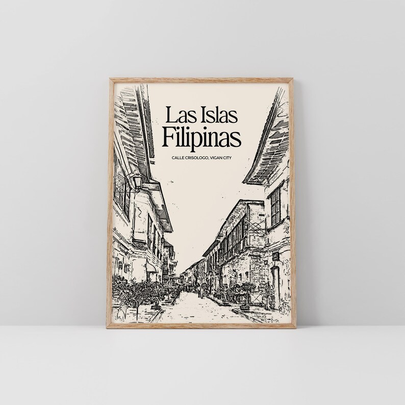 Las Islas Filipinas Vigan City Poster, Philippines Printable Poster ... Las Islas Filipinas Vigan City Poster, Philippines Printable Poster ...